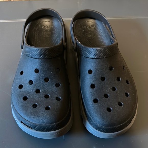 CROCS | Shoes | Mens Original Black And Grey Crocs | Poshmark